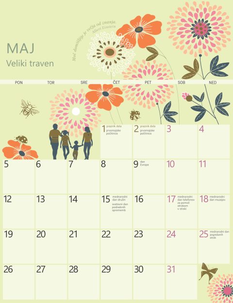 Naprodaj! Čarobni koledar Zveze prijateljev mladine Slovenije za leto ...