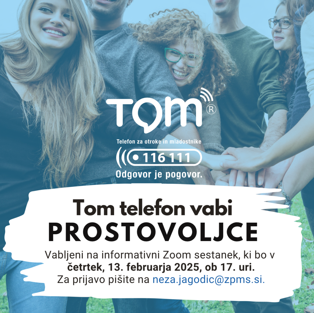 TOM Ljubljana išče nove prostovoljce in prostovoljke - Zveza ...